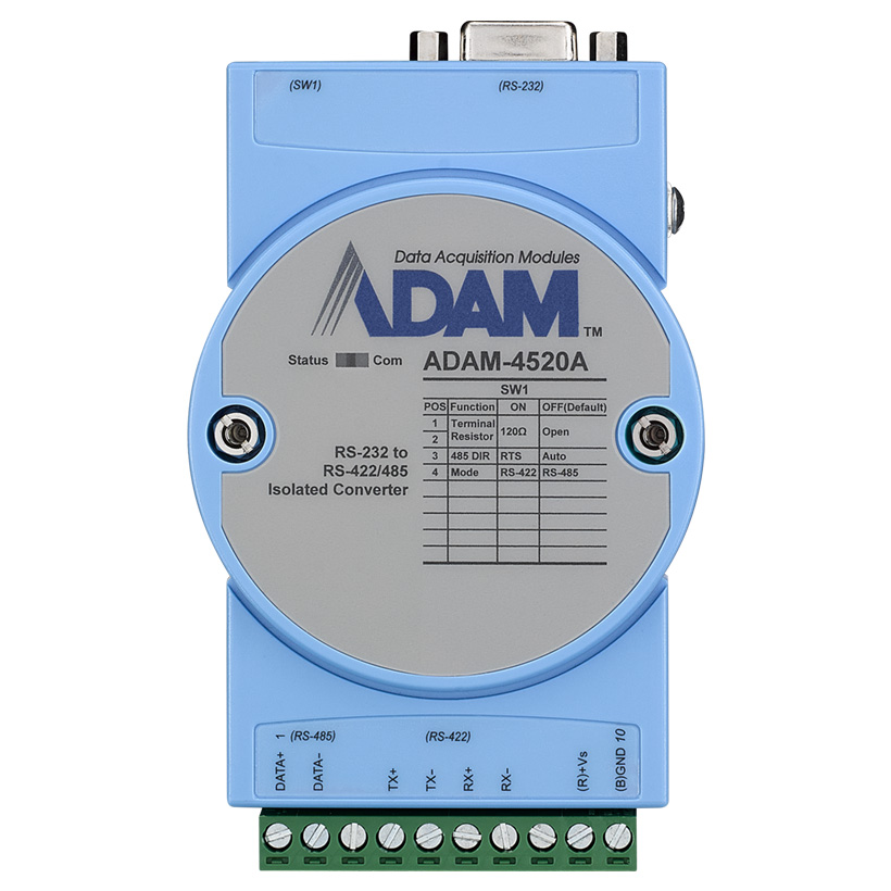 隔离式 RS-232 至 RS-422/485 转换器 ADAM-4520A-A |研华 IoTMart