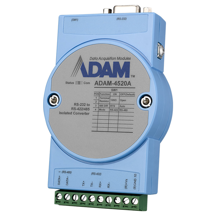 隔离式 RS-232 至 RS-422/485 转换器 ADAM-4520A-A |研华 IoTMart