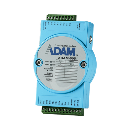 16-Ch Isolated DI/O w/Counter Module ADAM-6051-D |研华 IoTMart