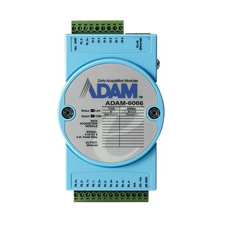 6 DO/6 DI Power Relay Module ADAM-6066-D |研华 IoTMart