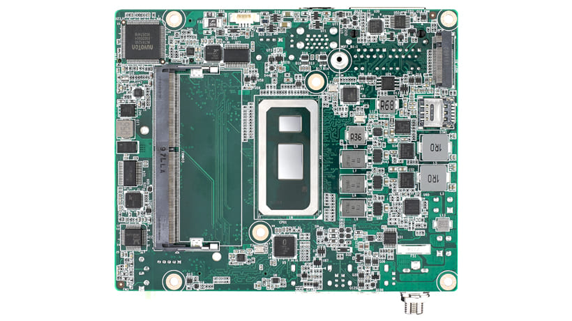 AIMB-U233 - 板载Intel 第8代 U系列 Core i3/i5/i7 处理器。低功耗高性能，无风扇设计。 - 研华
