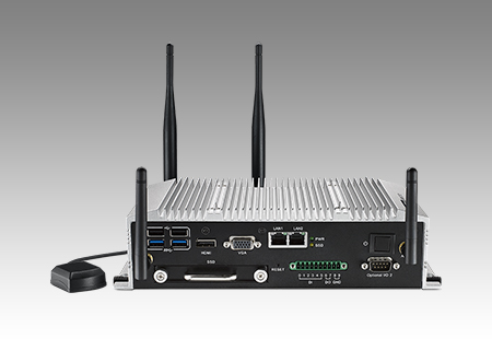 ARK-2121V - Intel® Atom E3825 / Atom E3845 SoC ，NVR带4xPoE接口车载无风扇嵌入式工控机 - 研华