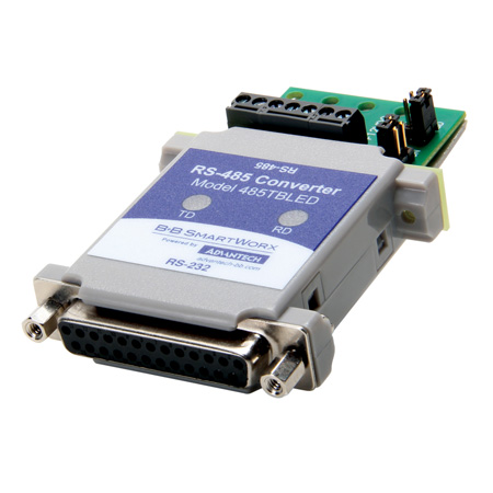 BB-485TBLED - Serial Converter, RS-232 DB25 F to RS-485 TB - 研华