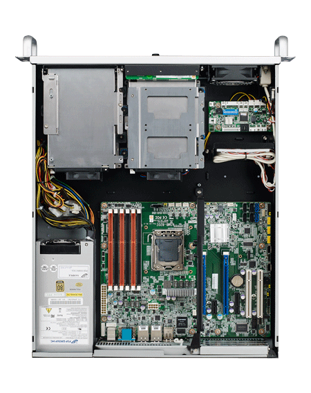 HPC-7242 - 2U 上架式机箱，支持ATX 母板，带 4 SAS/SATA HDD 托架 - 研华