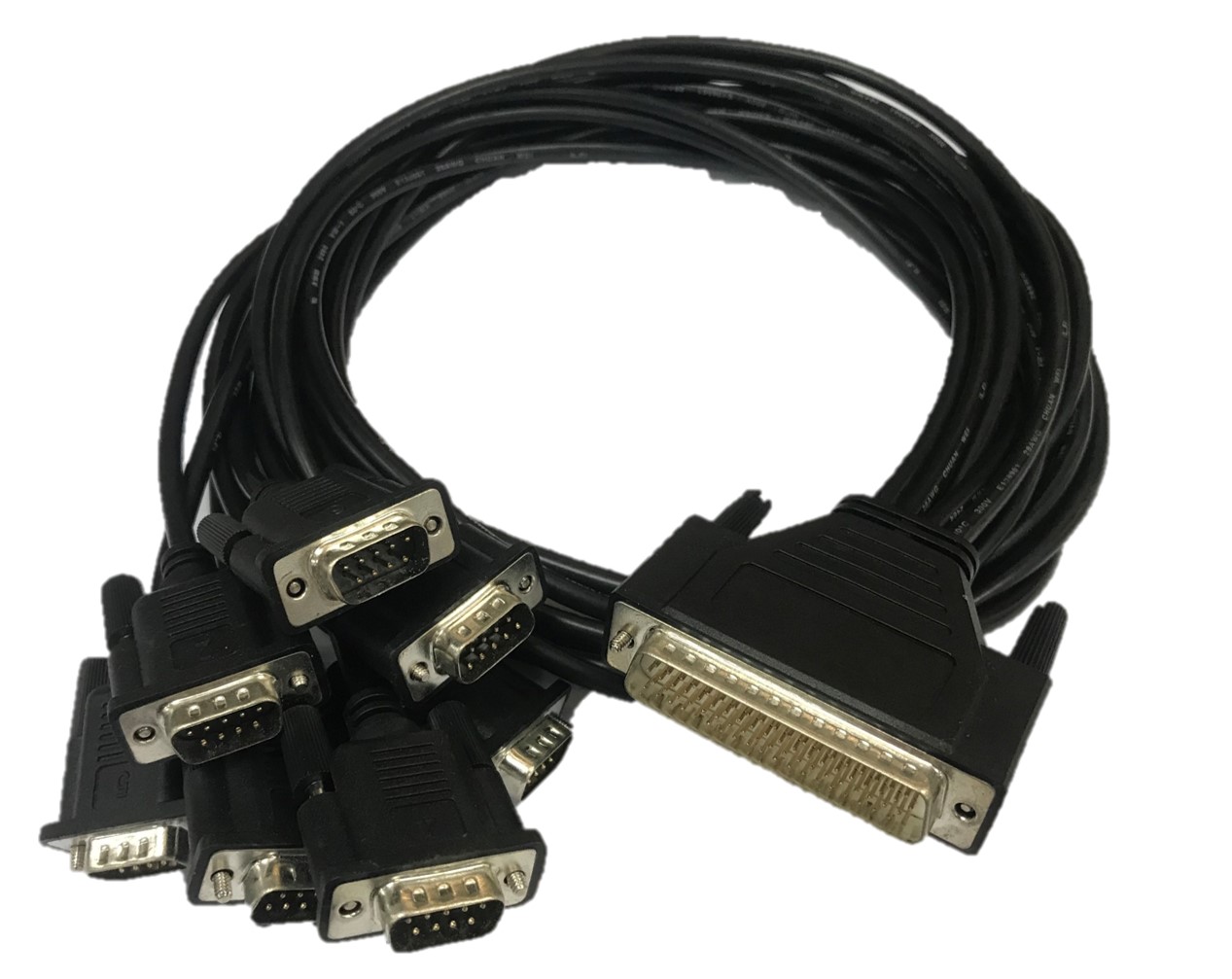 OPT8J - 1m Male DB-78 to 8x Male DB-9 Cable - 研华