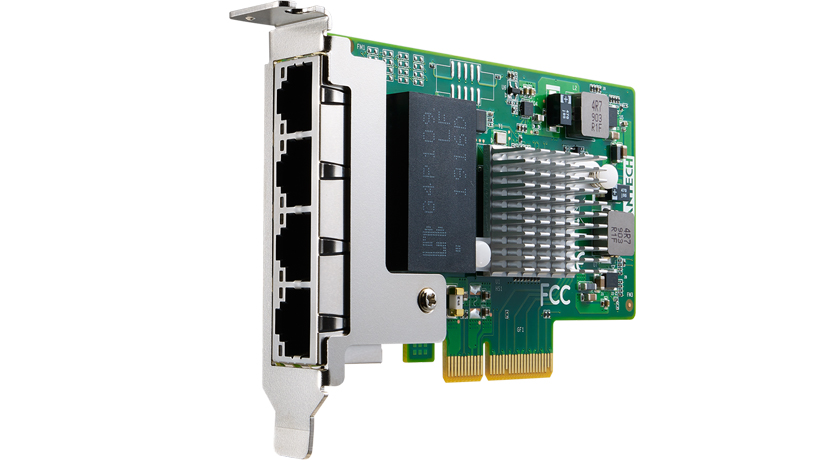 PCIE-1130 - Quad Port Copper Gigabit Ethernet PCI Express Server ...