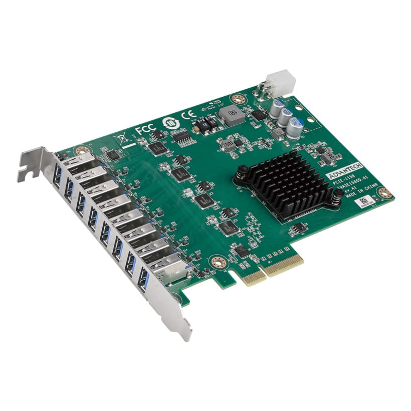 PCIE-1158 - 8端口PCIE x4扩展卡 - 研华