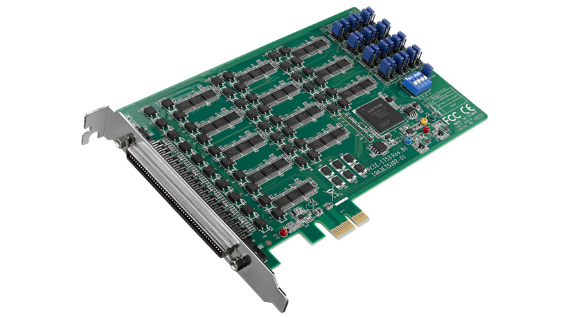 PCIE-1753 - 96通道PCIE Express总线数字I/O卡 - 研华