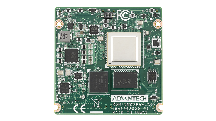 ROM-3620 - NXP i.MX 8X Cortex®-A35 RTX v2.1 核心模块 - 研华